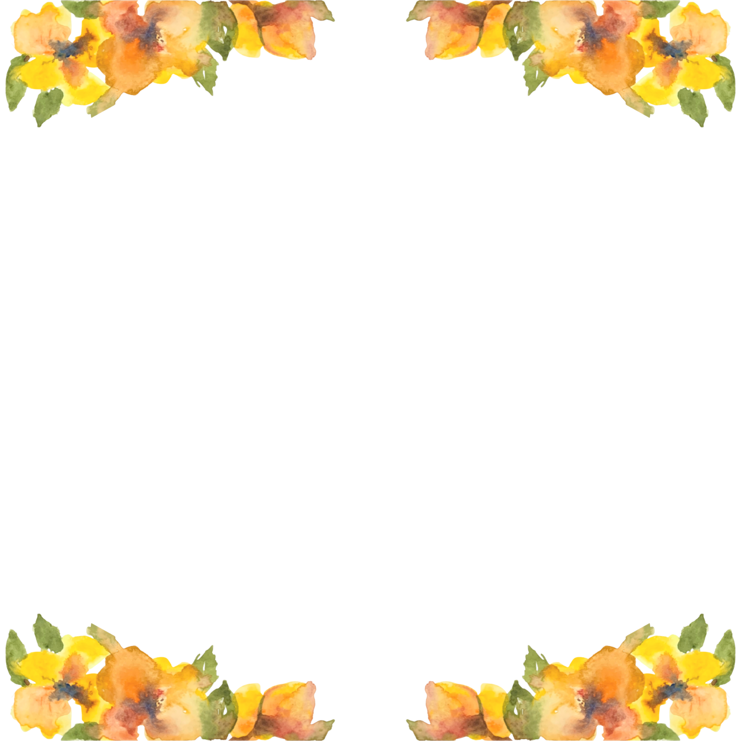 Yellow flower border | mirabai starr